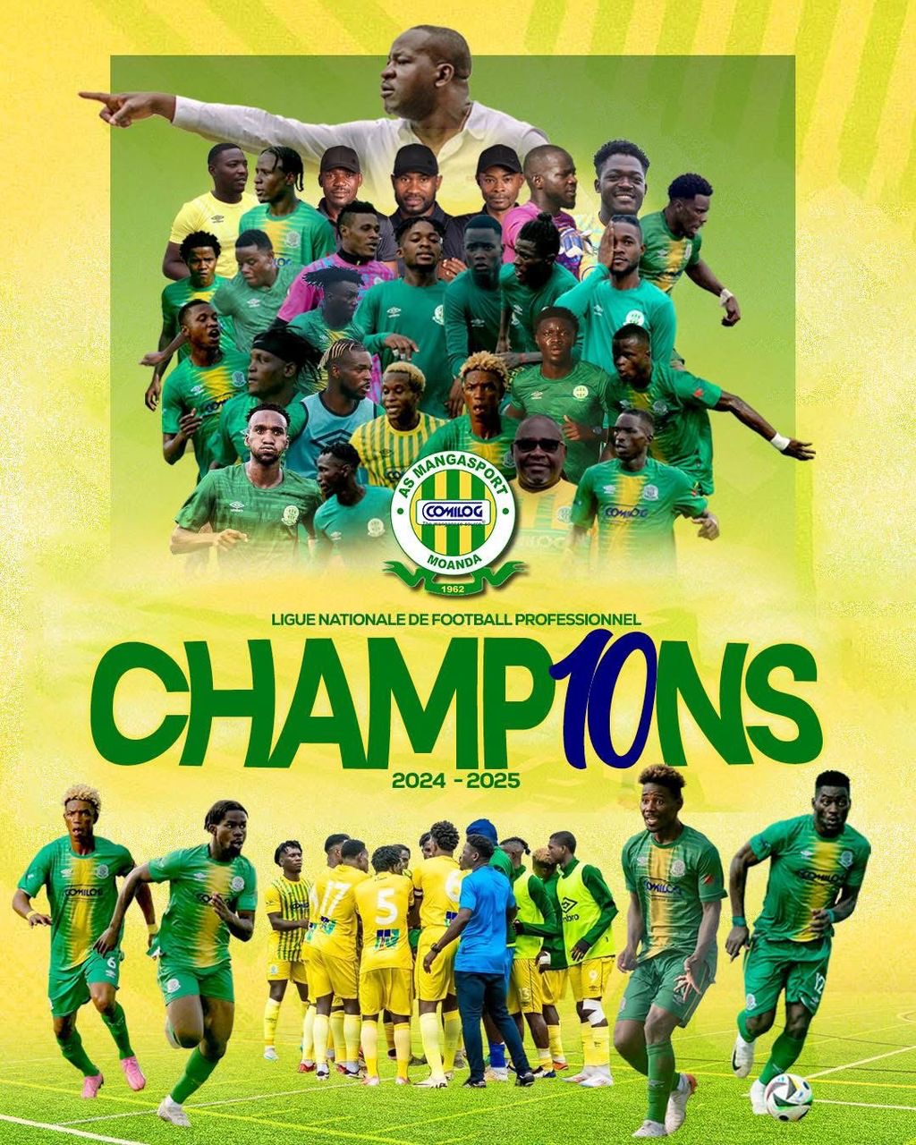 Champions du Gabon : l’AS Mangasport entre dans la légende avec un 10ᵉ ...